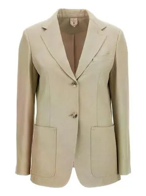 Max Mara Button-fastening Blazer - Neutrals