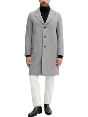 Sisley Single-breasted Coat - Grey