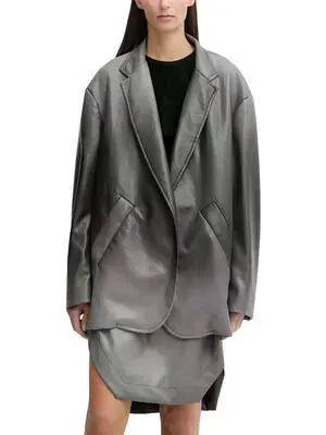 MMC STUDIO Ombré Oversized Jacket - Grey