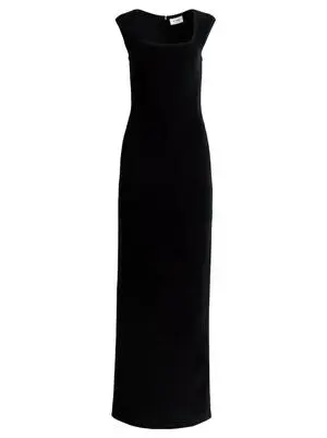 St. John Monte Carlo Sleeveless Maxi Dress - Black