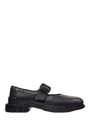 Camper Pix Buckle-strap Loafers - Black