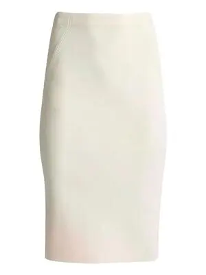 St. John Santa Roma Midi Skirt - Neutrals