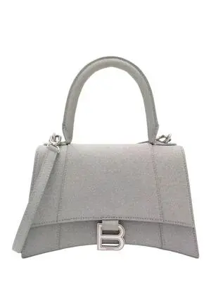 BALENCIAGA Hourglass Top-Handle Tote Bag