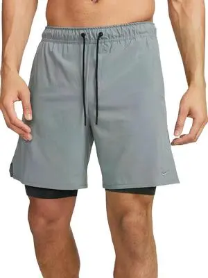Nike Two-in-one Fitness Shorts - Grey