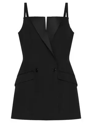 Givenchy Mini Tailored Dress - Black