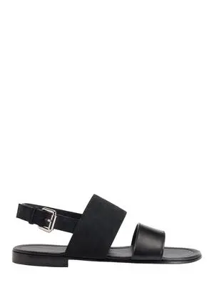 GIUSEPPE ZANOTTI Maratea Double-band Sandals - Black