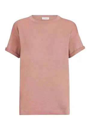 Brunello Cucinelli Short-sleeves T-shirt - Pink