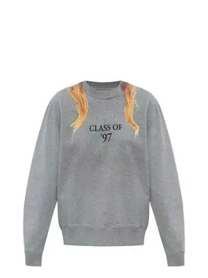 MAISON MARGIELA Hair-print Sweatshirt - Grey