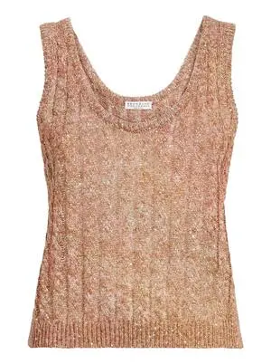 Brunello Cucinelli Sleeveless Top - Brown