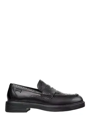 Camper Dean Twins Leather Loafers - Black