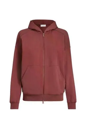 Brunello Cucinelli Zip-up Hoodie - Red