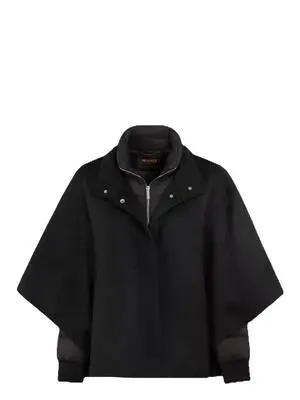 MOORER Resia Cape Jacket - Black