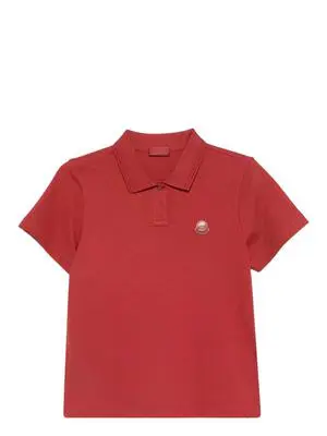 Moncler Logo-patch Polo Shirt - Red