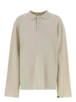 EXTREME CASHMERE X Alligator Polo Shirt - Neutrals