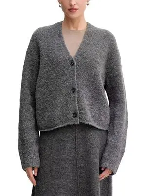 Marc O'polo V-neck Cardigan - Grey