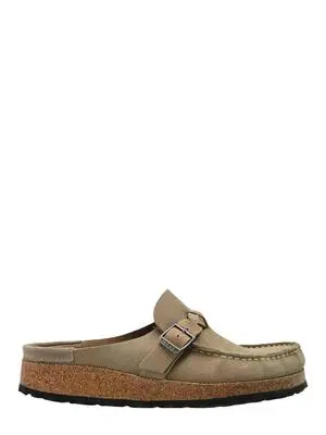 BIRKENSTOCK Buckley Suede Clogs - Neutrals