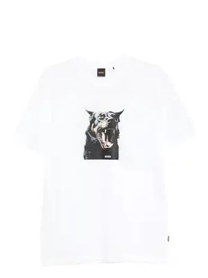 BOSS Graphic-print T-shirt - White