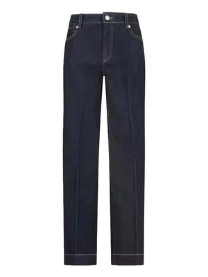 Sportmax Five-pocket Straight Leg Jeans - Blue