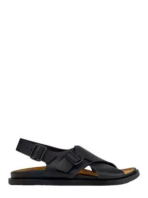 Camper Lluc Buckled Crossover-strap Sandals - Black
