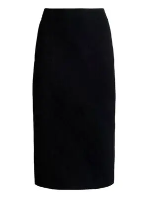 St. John Venezia Midi Skirt - Black