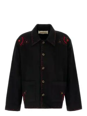 BAZISZT Embellished Jacket - Black