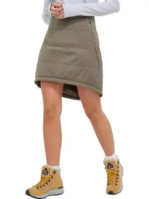 JACK WOLFSKIN Alpengluehen Quilted Mini Skirt - Green
