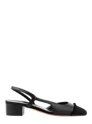PAUL WARMER Loulou Slingback Pumps - Black