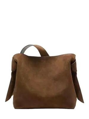 Acne Studios Musubi Knot-detail Shoulder Bag - Brown