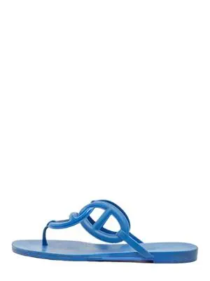 Hermès Egerie Cut-out Sandals - Blue