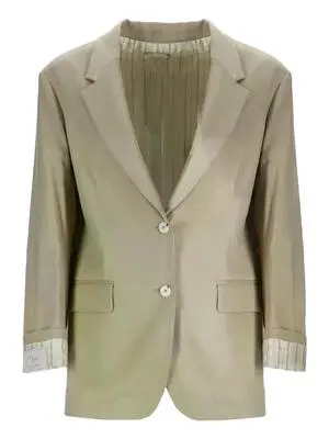 ALYSI Button Blazer - Neutrals