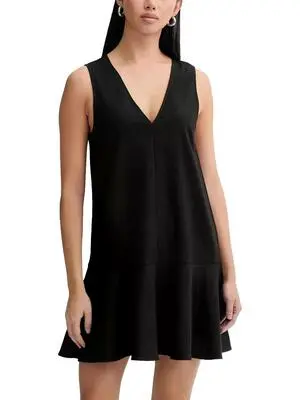 Marc O'polo V-neck Mini Dress - Black