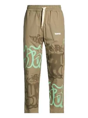 DISCLAIMER High-waisted Tapered Leg Casual Pants - Green