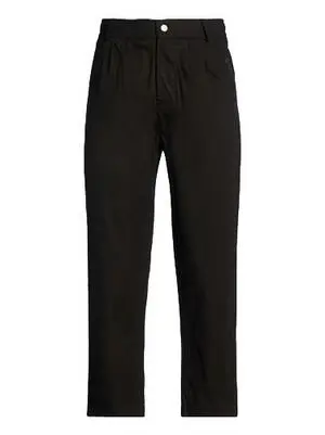 DISCLAIMER Tapered High-waisted Cotton Pants - Black