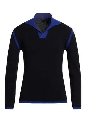 Giorgio Armani Virgin Wool Sweater - Blue