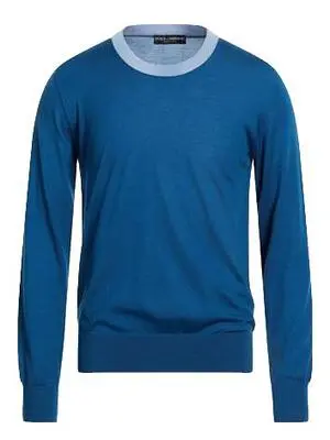 Dolce & Gabbana Cashmere Crewneck Sweater - Blue