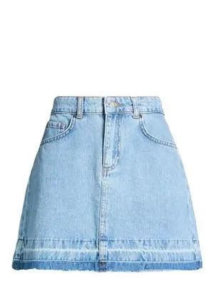 KAOS JEANS Flared Denim Skirt - Blue