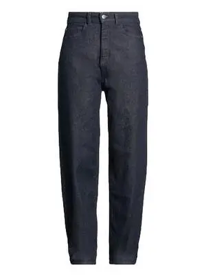 Emporio Armani Tapered Jeans With Logo Detailing - Blue