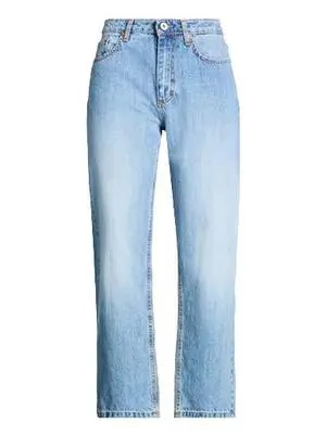 OTTOD'AME Faded Denim Mom Jeans - Blue