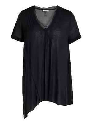 Patrizia Pepe Modal And Viscose T-shirt - Black