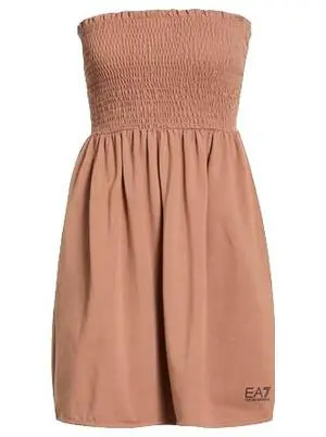 EA7 Mini Flared Dress - Brown