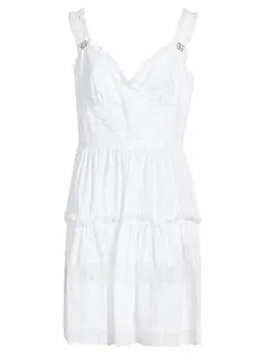 Dolce & Gabbana Flared Mini Dress - White