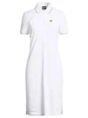 EA7 Mini T-shirt Dress - White