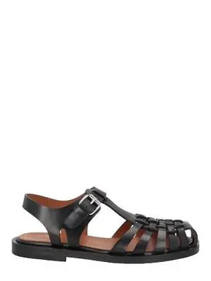 Marni Sandals In Soft Leather - Black