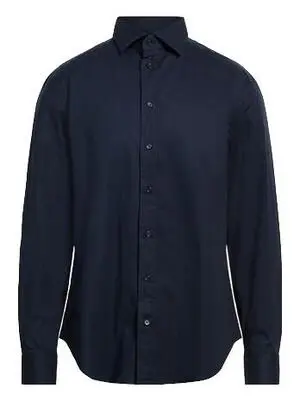 Emporio Armani Shirt Size Cotton, Elastane - Navy