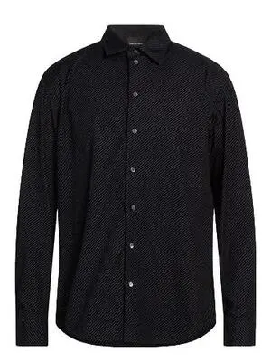 Emporio Armani Shirt Charcoal Size Cotton - Grey
