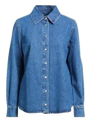 OTTOD'AME Cotton Denim Shirt - Blue