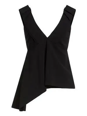 Dorothee Schumacher Asymmetric Sleeveless Top - Black