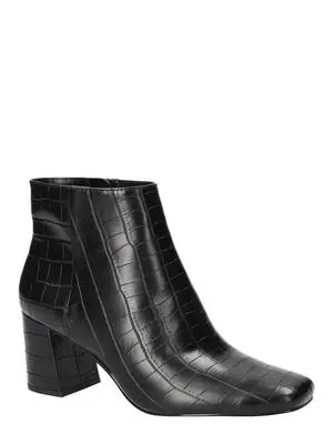 BELLA VITA Wilma Croc-Embossed Bootie