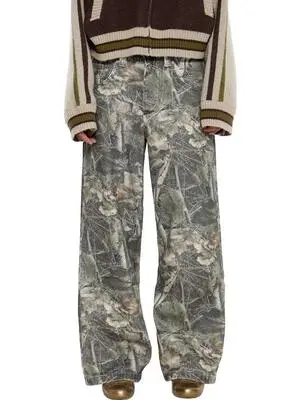 JADED LONDON Woodland Colossus Baggy Jeans - Camo
