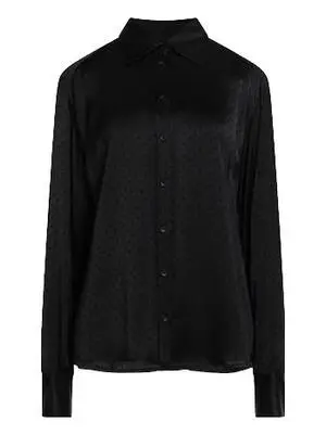 Dolce & Gabbana Satin Jacquard Polka-dot Shirt - Black